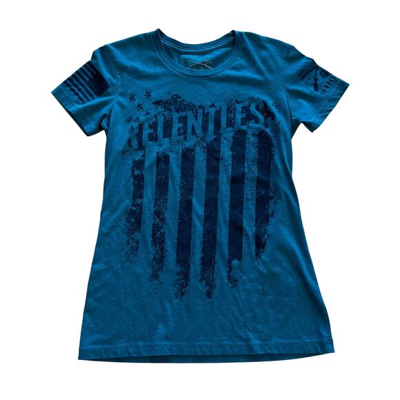 Grunt Style | Tops | Grunt Style Womens Sm Relentlessamerican Flag ...